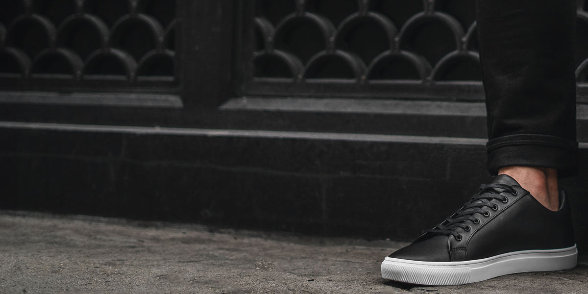 Men's Leather Low Top Sneakers - Thursday Boot Company