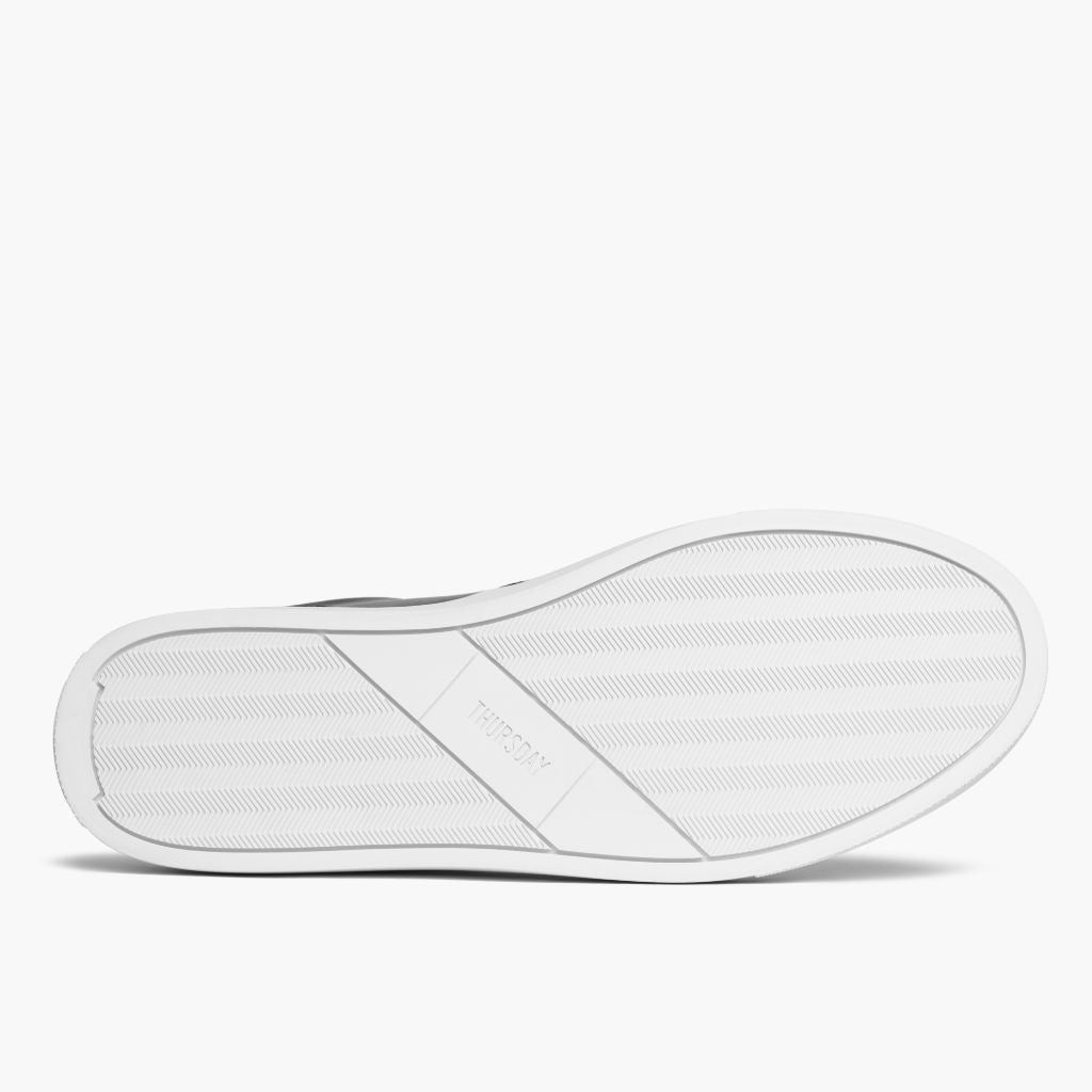 Women's Court Low Top Sneaker In Black Leather - Thursday Women's Court Low Top Sneaker In Black Leather - Thursday