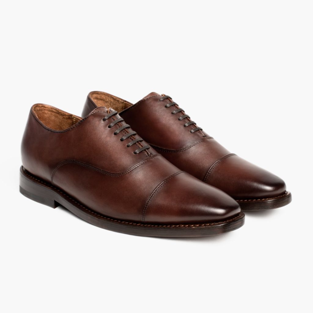 Men's Executive Cap Toe In Chestnut Tan Leather - Thursday Boots