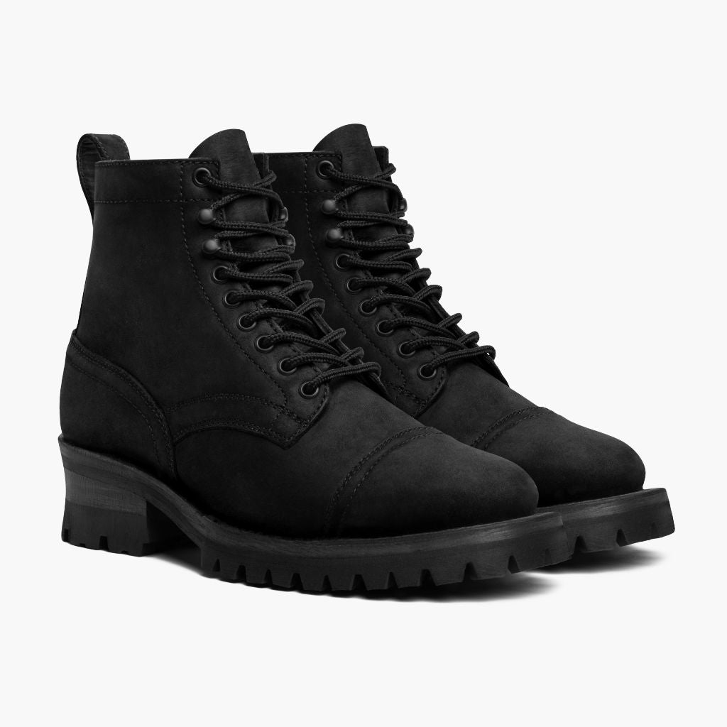 Men's Challenger Boot In Black Matte Leather - Thursday