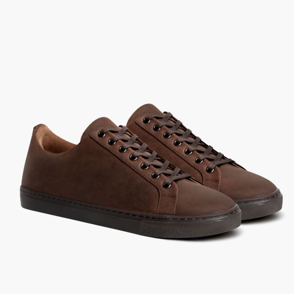 Men's Premier Leather Low Top Sneaker In Arizona Adobe - Thursday