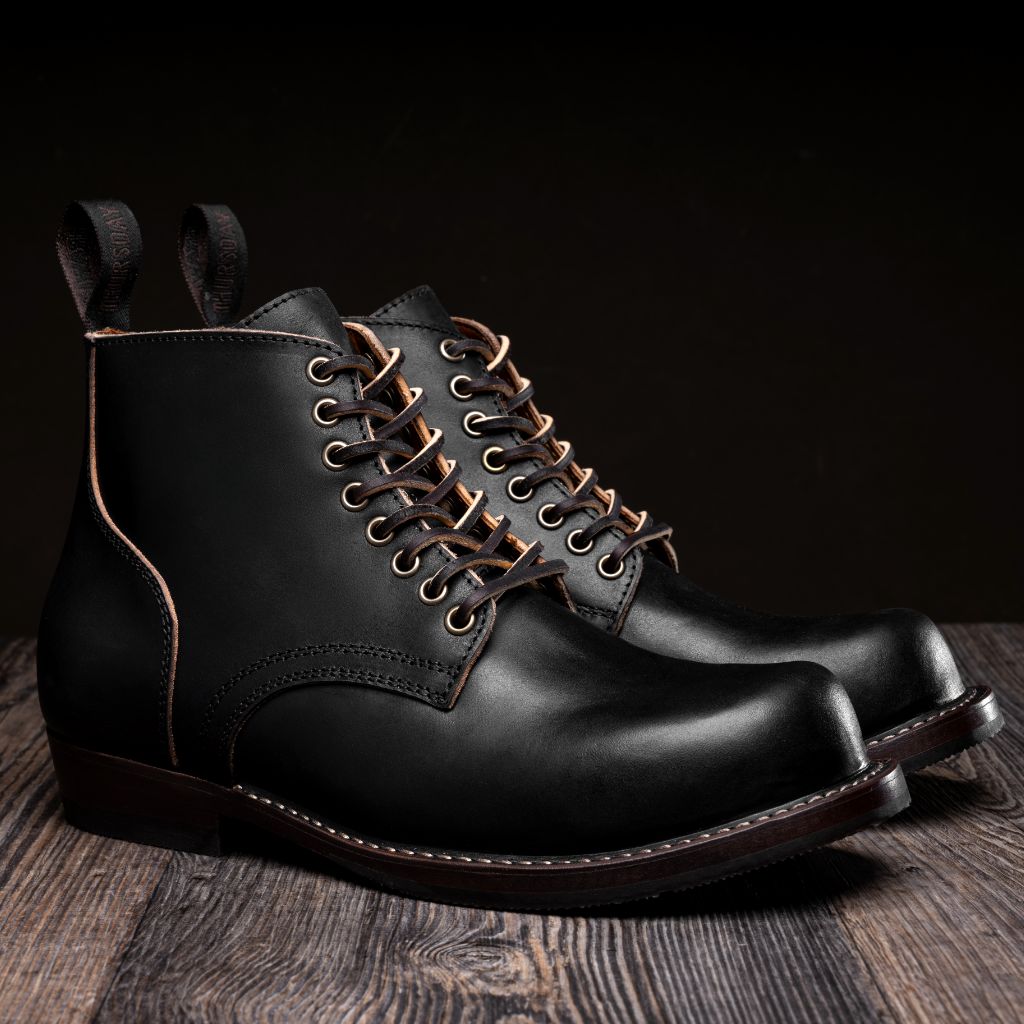 Men's Brawler Boot In Black x Natural Teacore Leather - Thursday