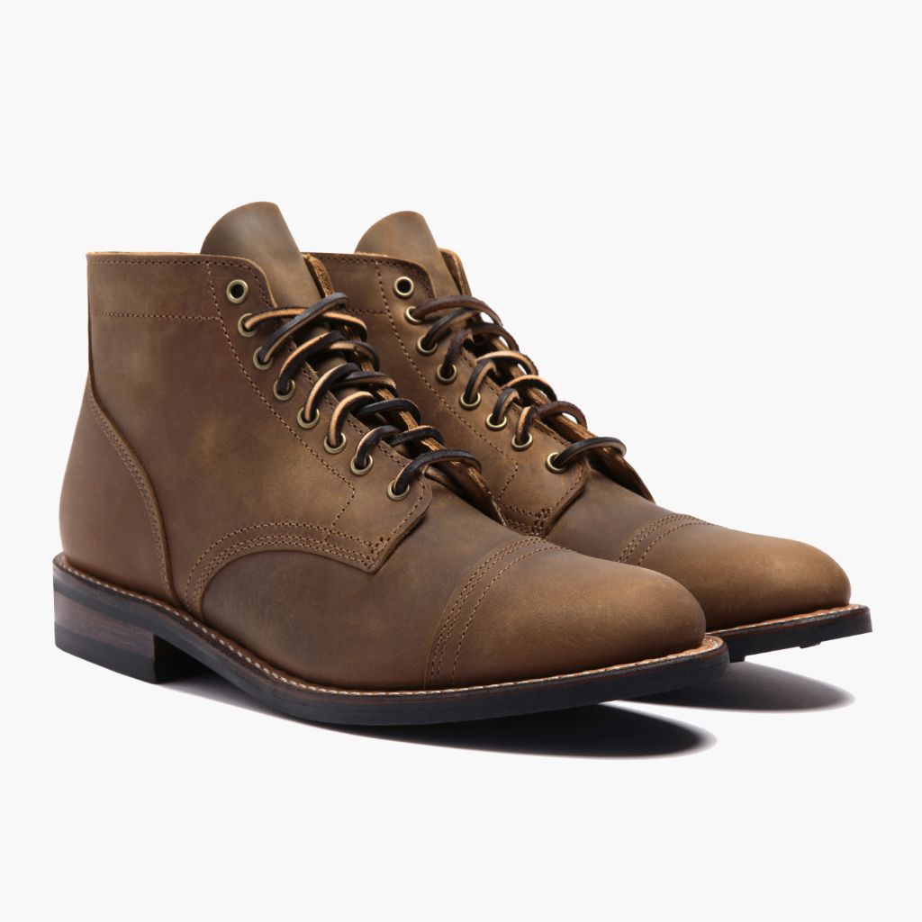 Men's Vanguard Lace-Up Boot In Burnt Copper - Thursday Boot Company