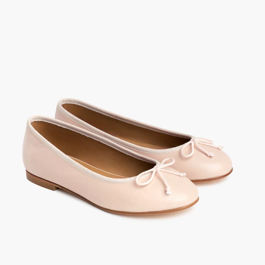 Women's Prima Ballet Flat In Light Pink 'Blush' Leather - Thursday