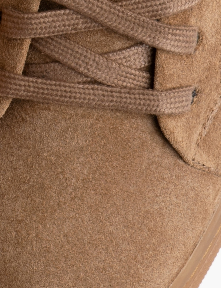 Men's Premier Low Top In Tan 'Camel' Suede - Thursday Boot Company