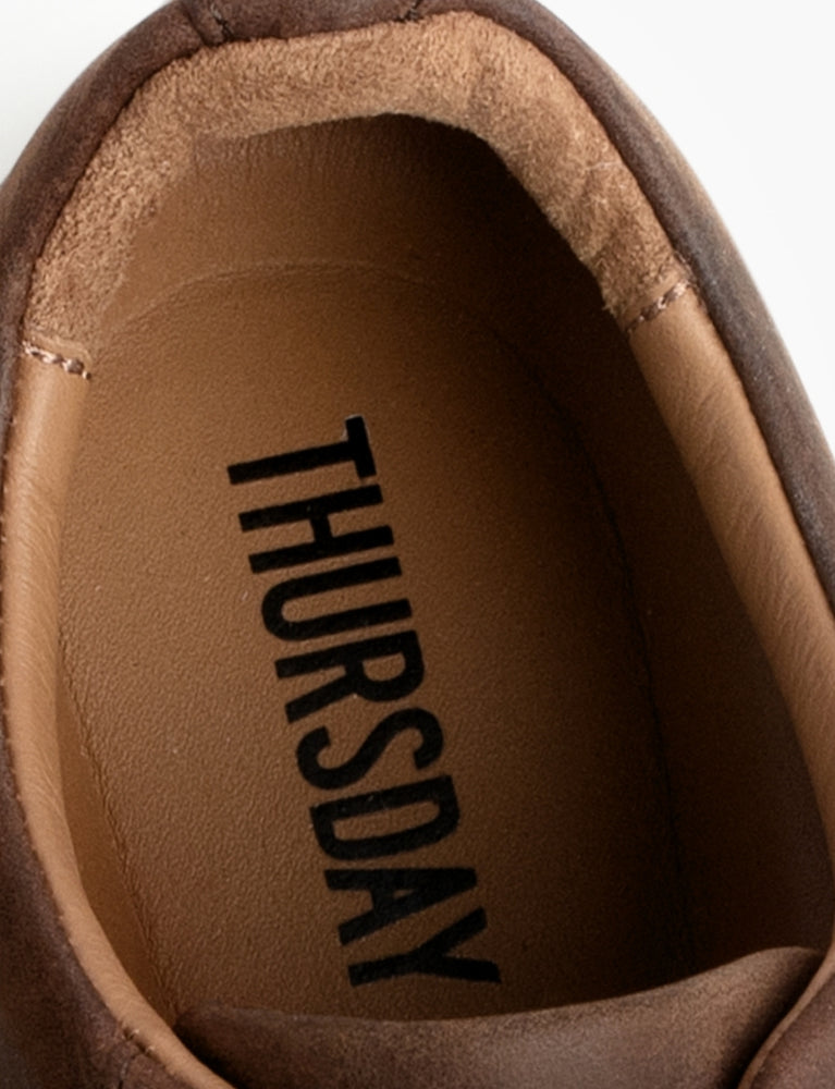 Men's Premier Leather Low Top Sneaker In Arizona Adobe - Thursday