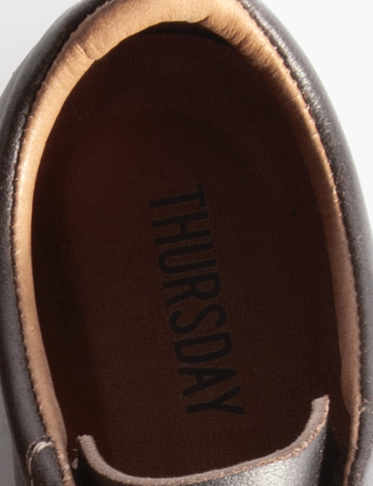 Men's Premier Low Top In Cacao Brown Leather - Thursday Boot Company