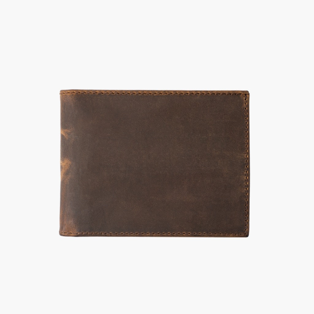 Minimalist Bifold Wallet in Burnt Copper - Thursday Boot Company