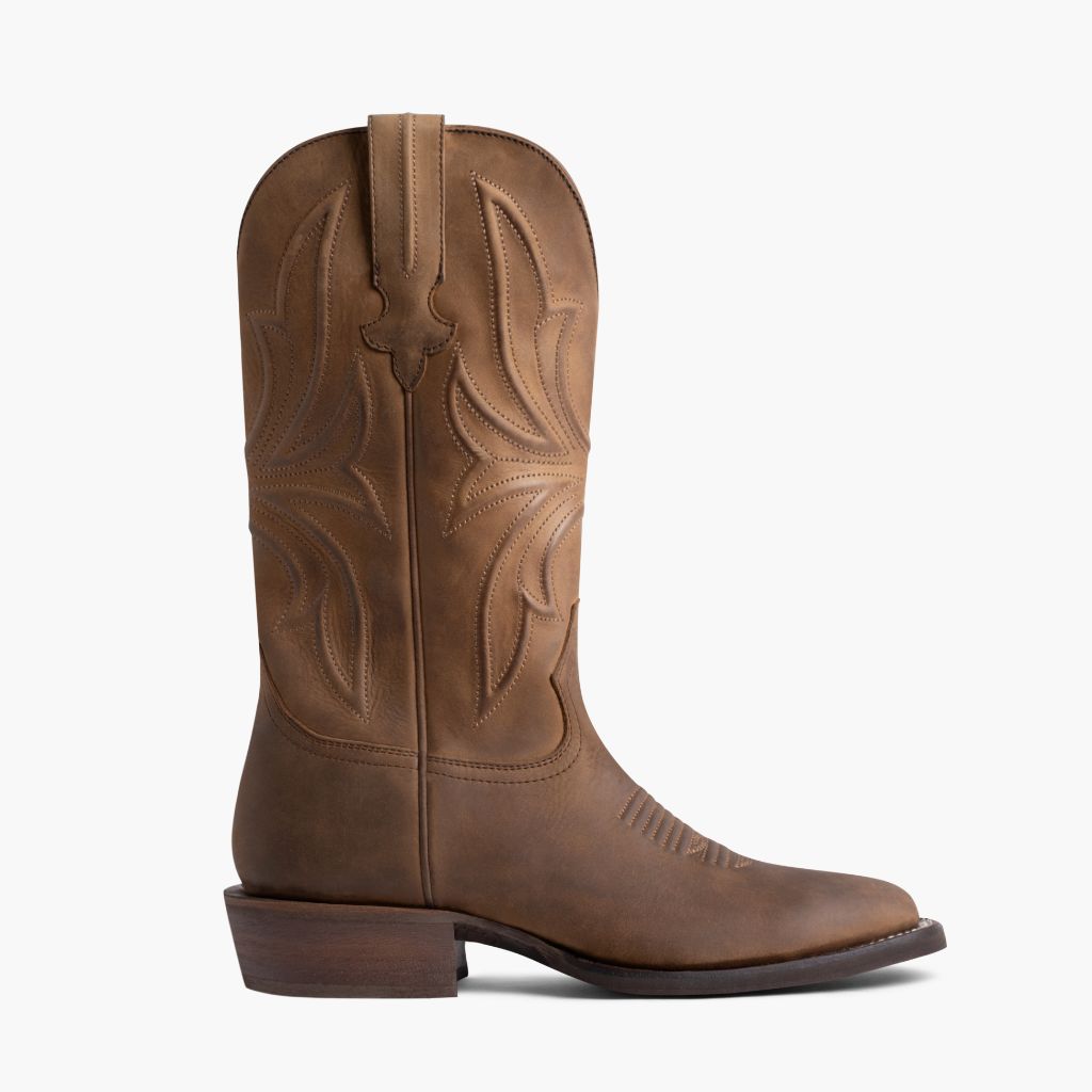 Men's Desperado Square Toe Cowboy Boot In Old Town - Thursday Boots