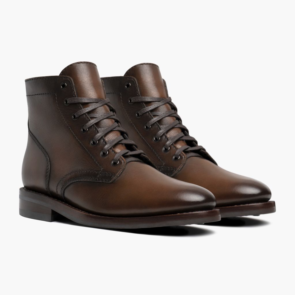 Men's President Lace-Up Boot in Anejo Leather - Thursday Boot Company