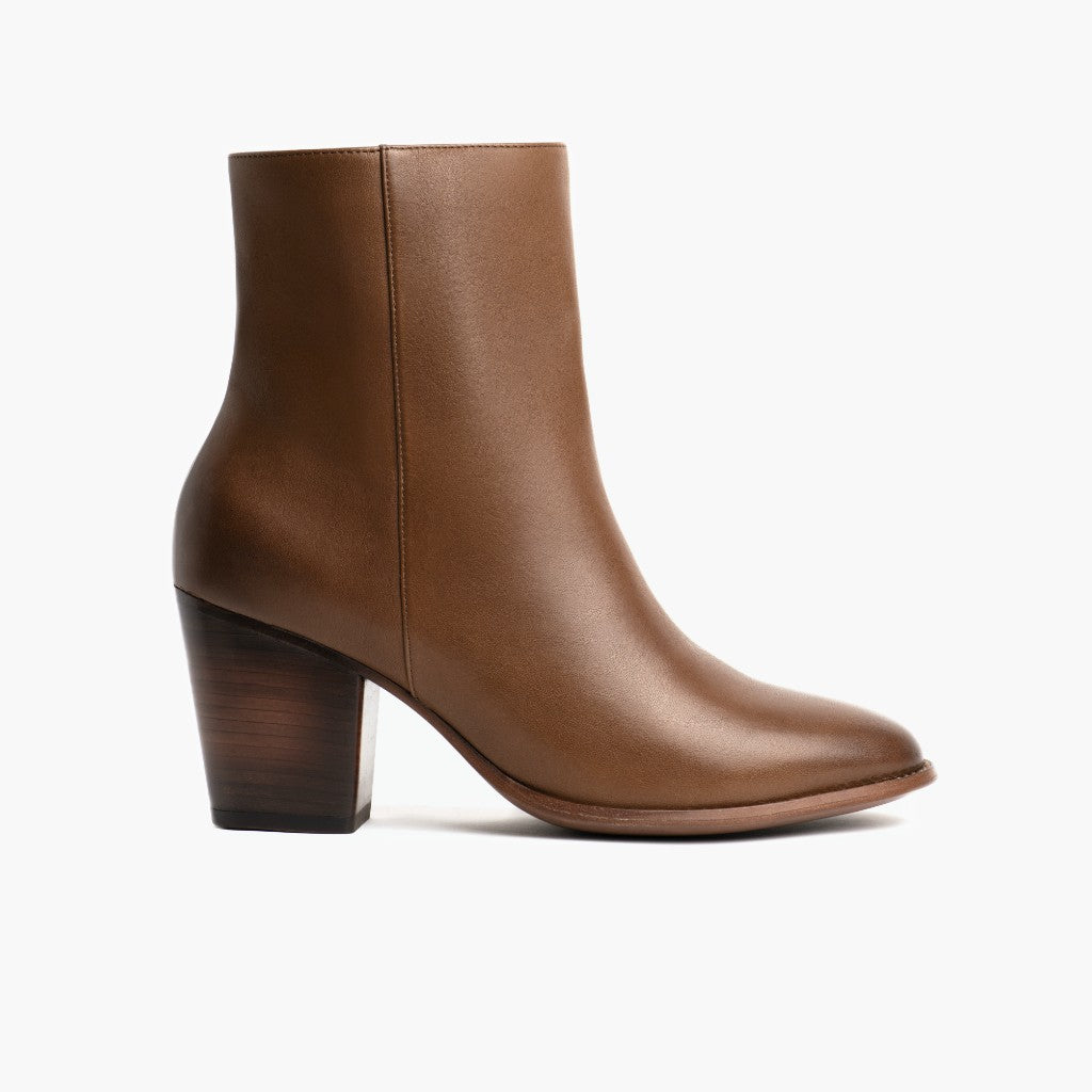 Women's Highline 3" Heel Boot In Walnut Tan Leather - Thursday